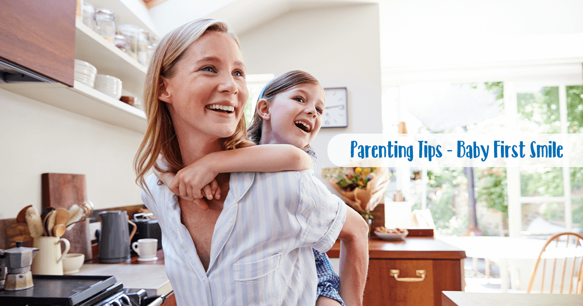 Kath + Belle Parenting Tips - Baby First Smile