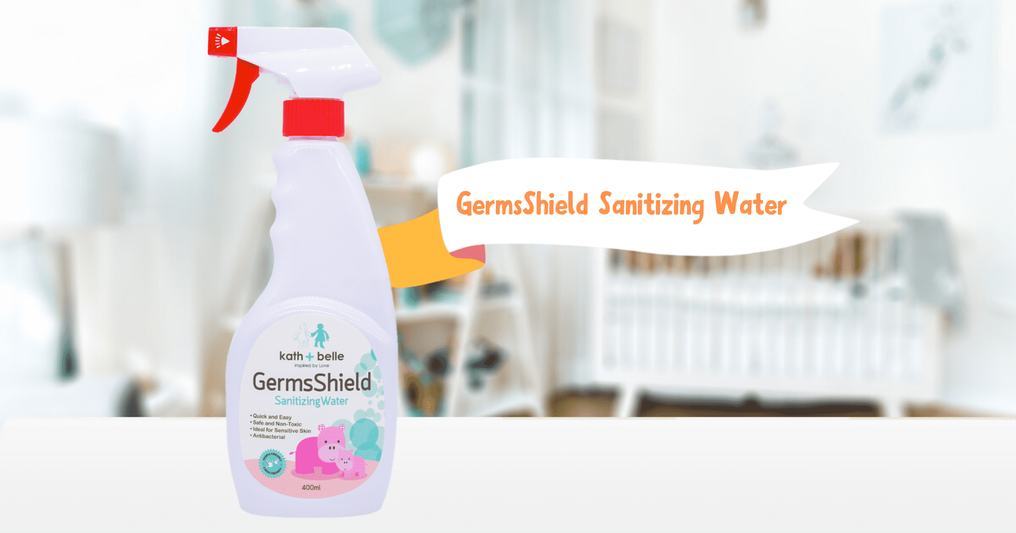 GermsShield Sanitizing Water - Kath+Belle